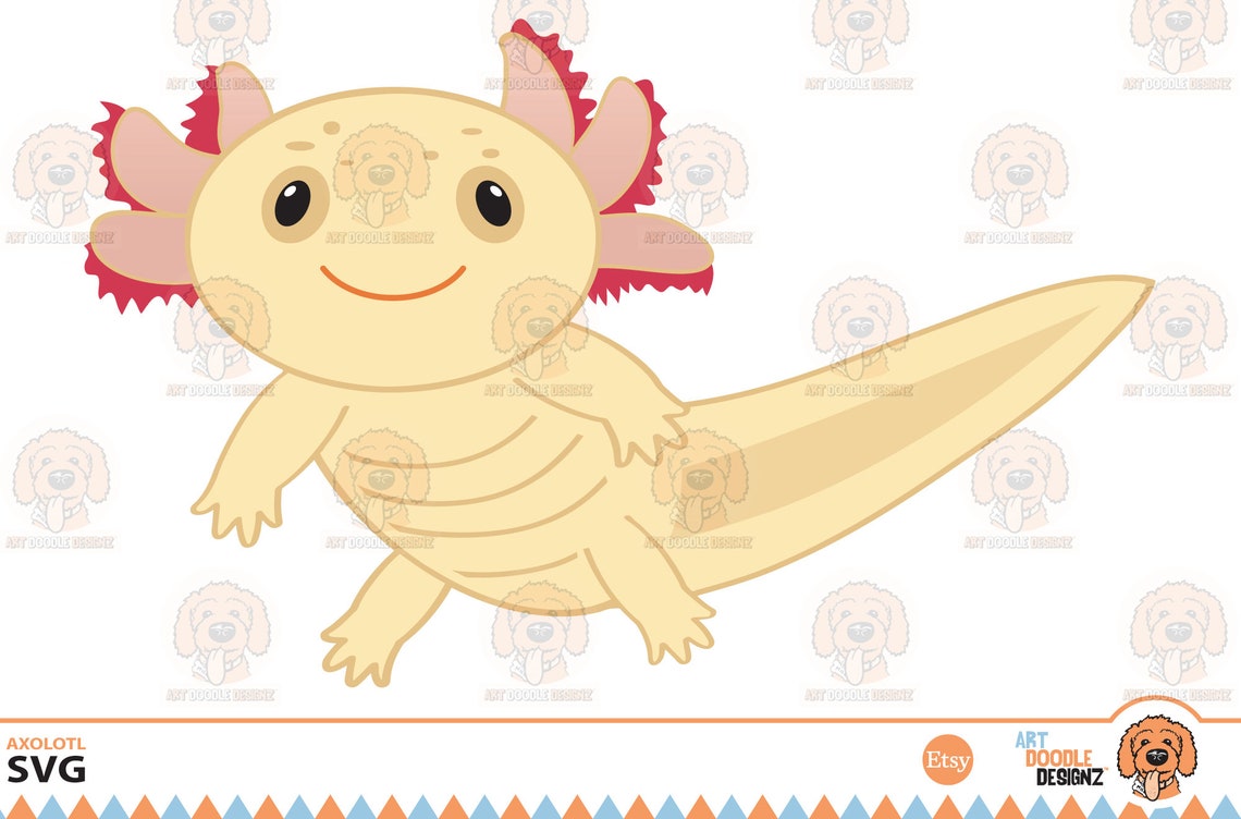 4 Axolotls Layered SVG. Amphibian. Pet. Cricut Cut Digital Cut Files ...