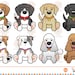Dog Bundle Clipart, Commercial Use, Dog, Puppy, Pets, Dogs, Graphics ...