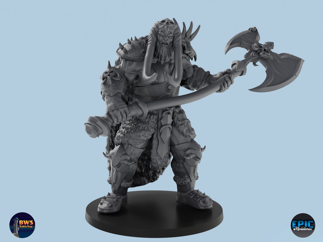 Frost Giant Slasher | 3D Printed Tabletop Resin Miniatures | D&D TTRPG ...