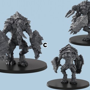 Umber Hulk | 5 Poses | 3D Printed Tabletop Resin Miniatures | D&D TTRPG ...