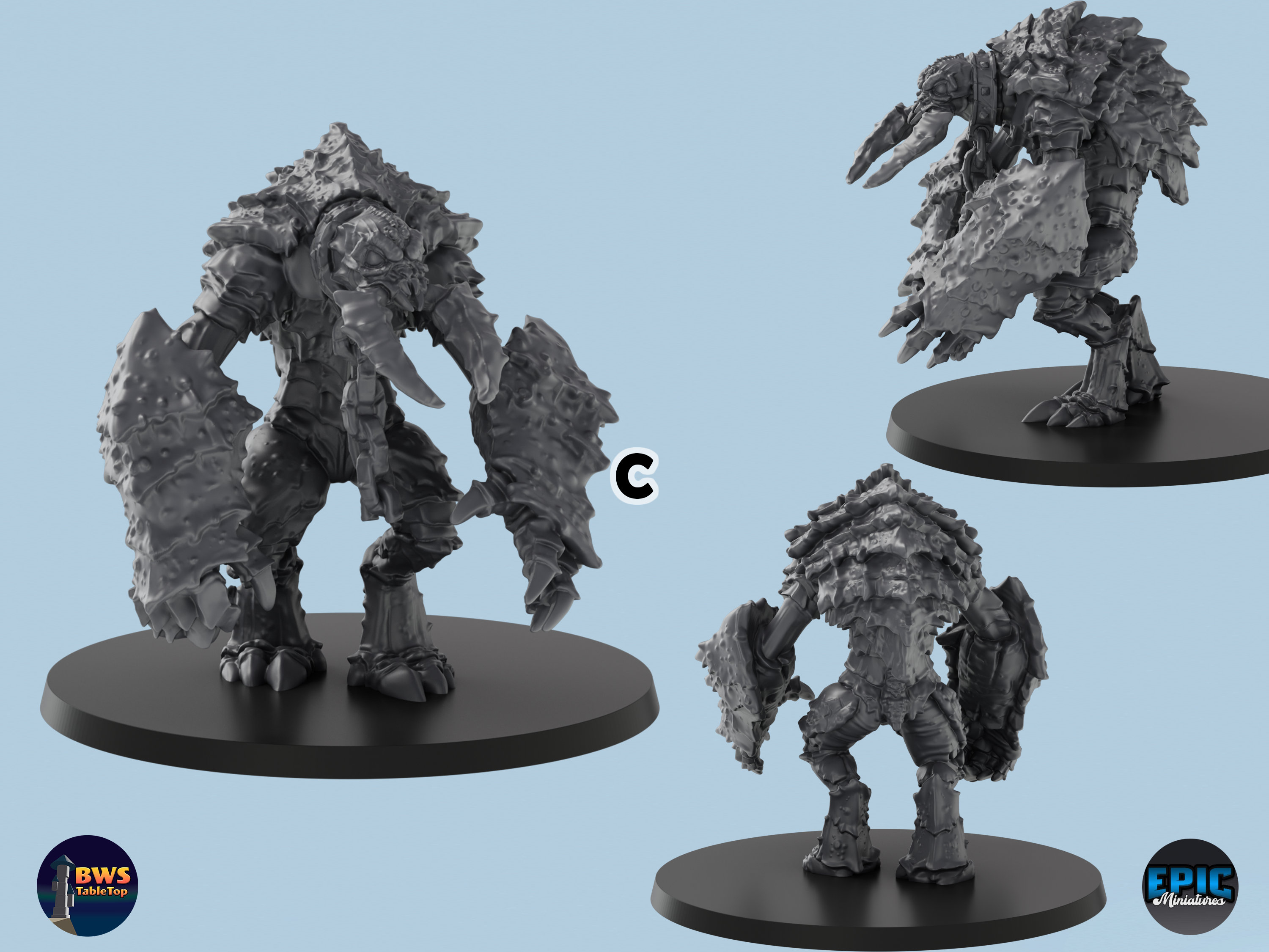 Umber Hulk | 5 Poses | 3D Printed Tabletop Resin Miniatures | D&D TTRPG ...