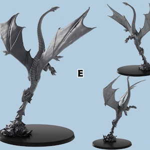 Wyvern | 5 Poses | 3D Printed Tabletop Miniatures | D&D TTRPG - Etsy