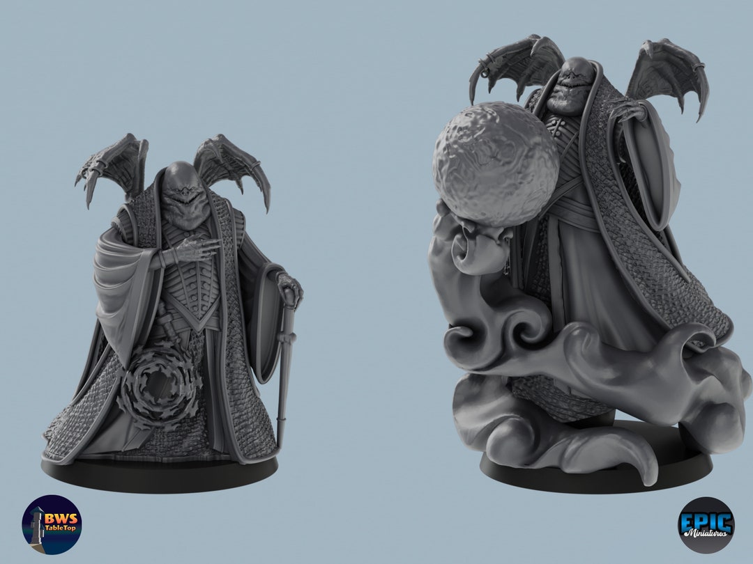 Amnizu | 2 Poses | 3D Printed Tabletop Miniatures | D&D TTRPG - Etsy