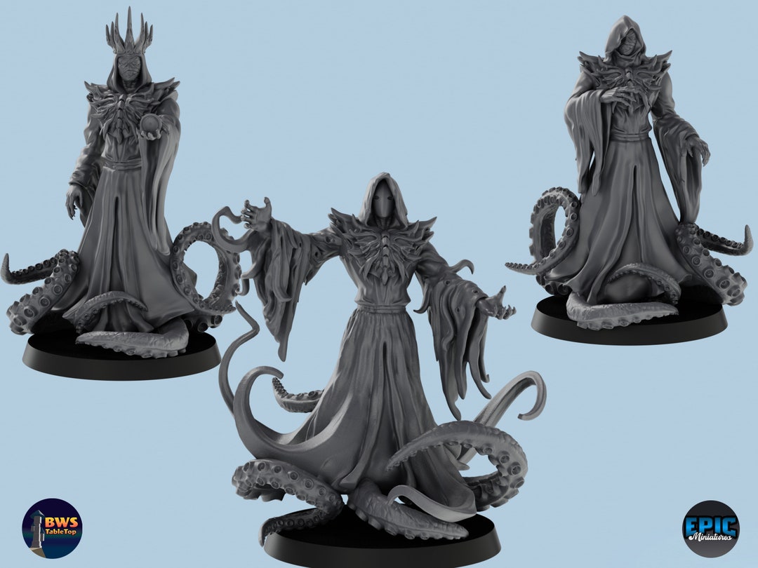 Hastur | 3 Poses | 3D Printed Tabletop Resin Miniatures | D&D TTRPG - Etsy