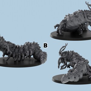Carrion Bug | 3 Poses | 3D Printed Tabletop Resin Miniatures | D&D ...