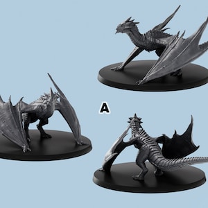 Wyvern | 5 Poses | 3D Printed Tabletop Miniatures | D&D TTRPG - Etsy