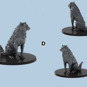 Winter Wolf | 4 Poses | 3D Printed Tabletop Resin Miniatures | D&D ...