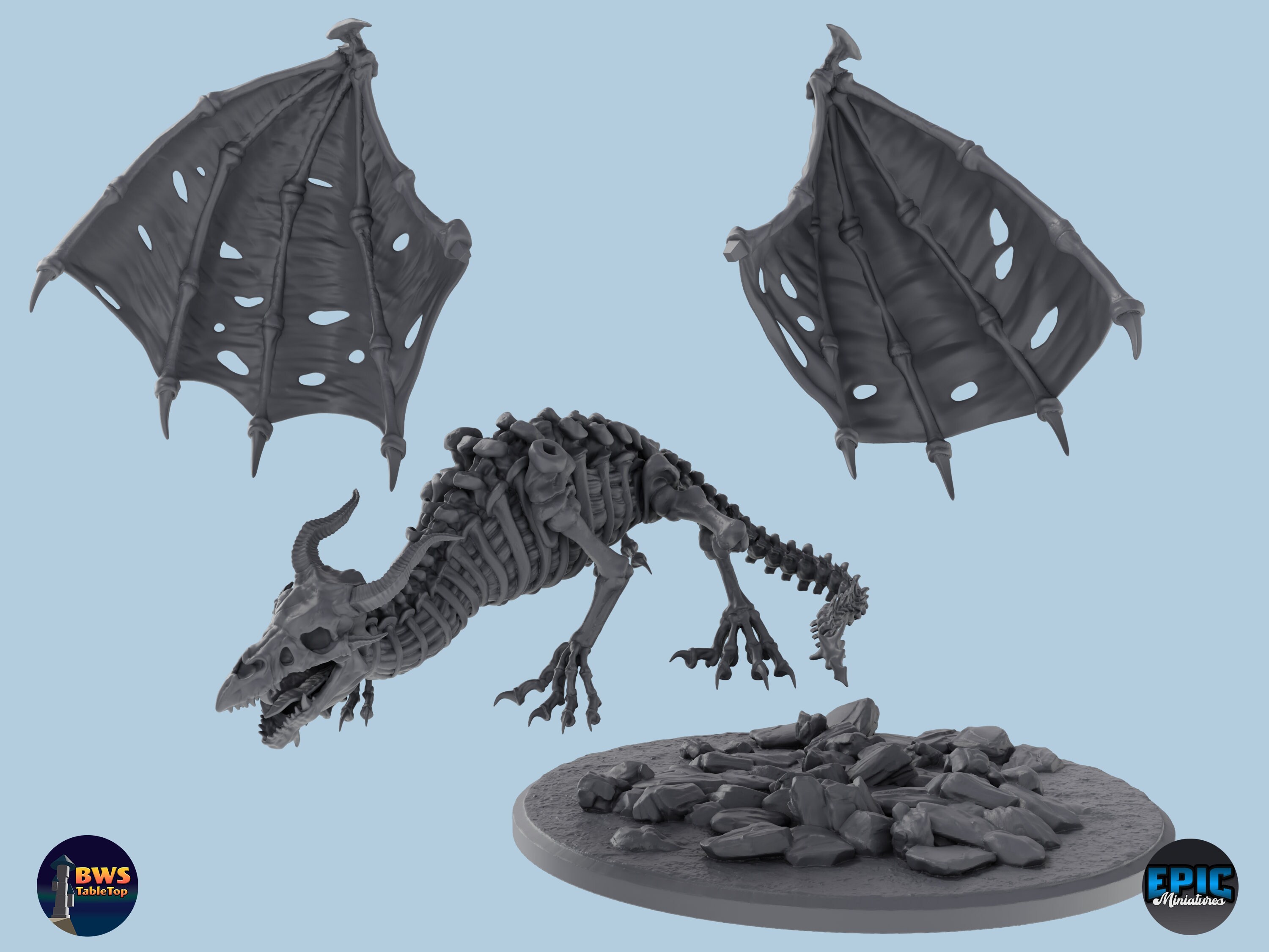 Draco Lich 3D Printed Tabletop Resin Miniatures D&D TTRPG - Etsy
