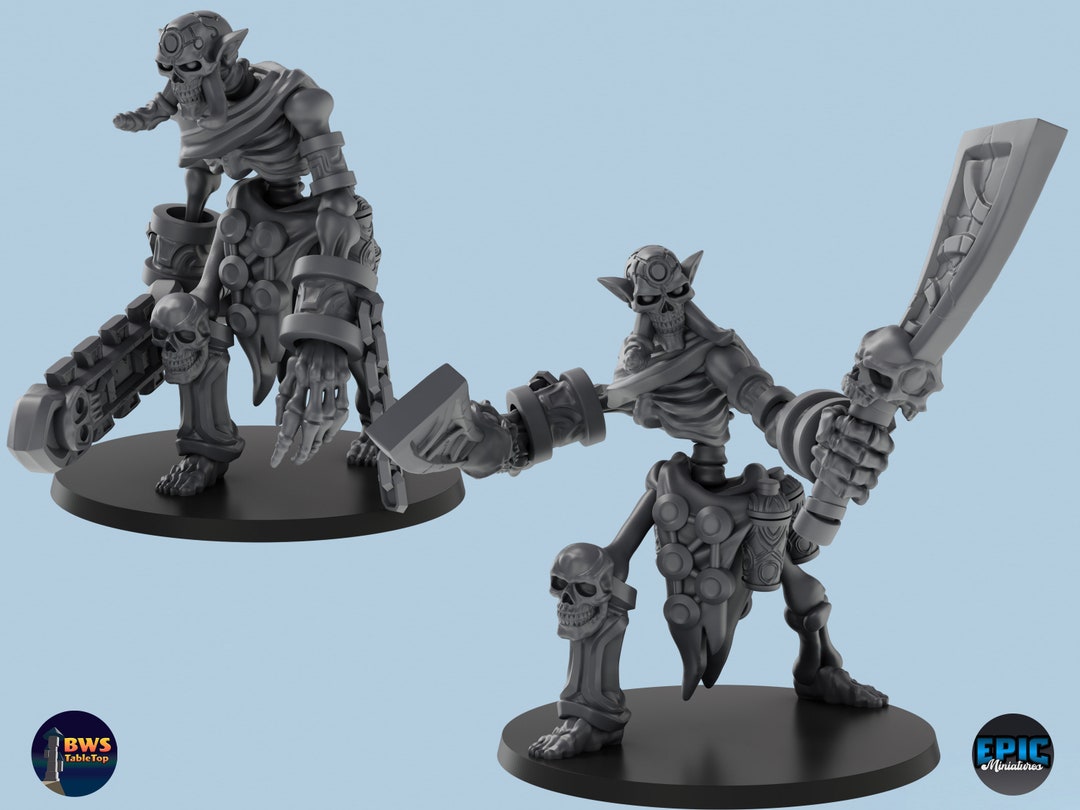 Troll Skeleton | 2 Poses | 3D Printed Tabletop Resin Miniatures | D&D ...