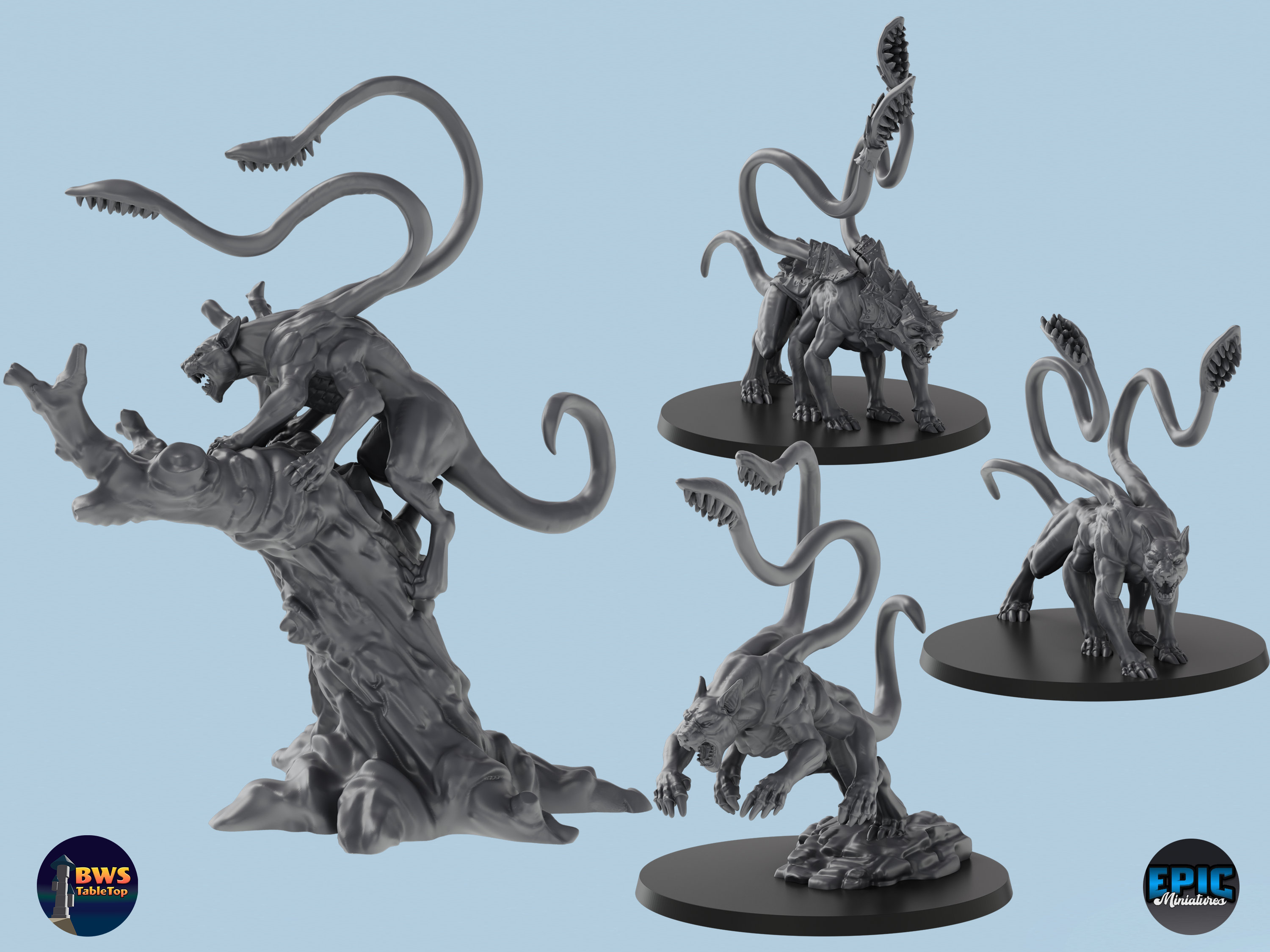 Phase Panther 4 Poses 3D Printed Tabletop Resin Miniatures - Etsy