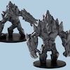 Werewolf Brute 3 Poses 3D Printed Tabletop Resin Miniatures D&D TTRPG ...