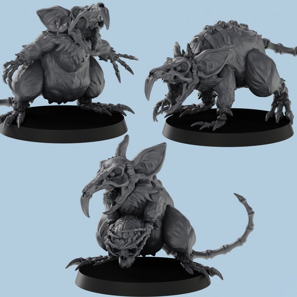 3d Printed Tabletop Rat - Etsy