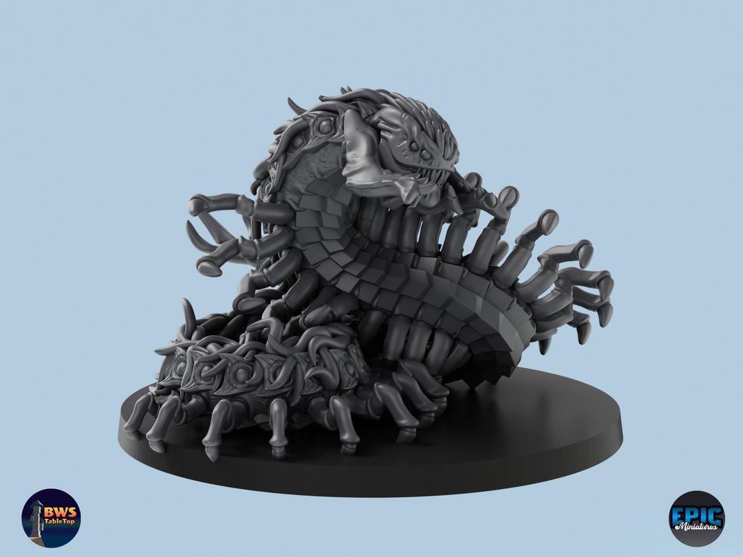 Giant Centipede | 3D Printed Tabletop Miniatures | D&D TTRPG - Etsy