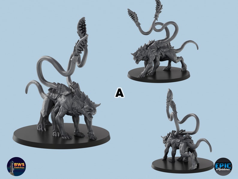 Phase Panther 4 Poses 3D Printed Tabletop Resin Miniatures - Etsy