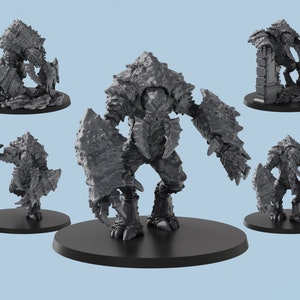Umber Hulk 5 Poses 3D Printed Tabletop Resin Miniatures D&D TTRPG - Etsy