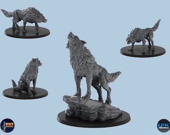 Wolf Spirit Swarm Wargaming Miniatures Rocket Pig Games D&D - Etsy