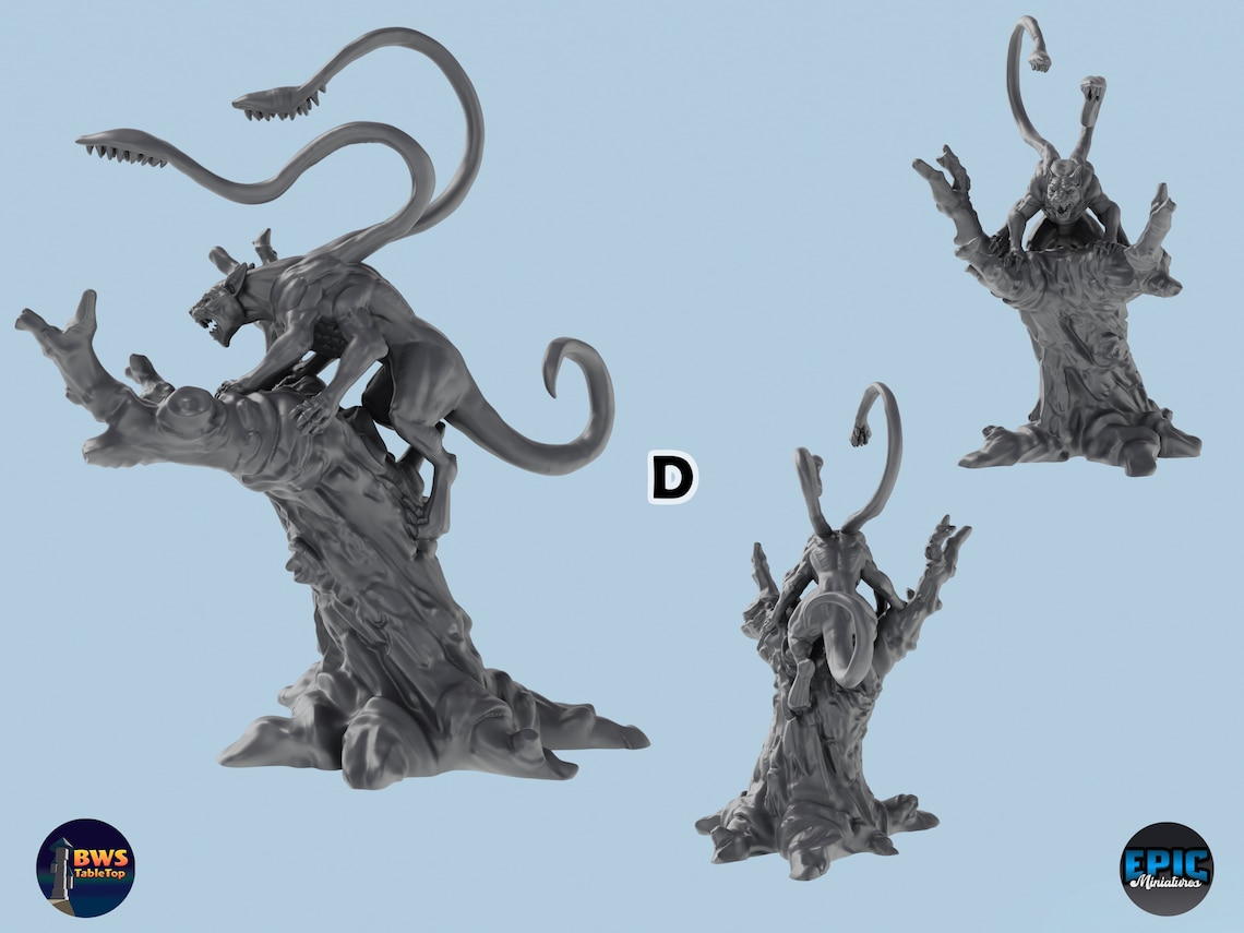 Phase Panther 4 Poses 3D Printed Tabletop Resin Miniatures - Etsy