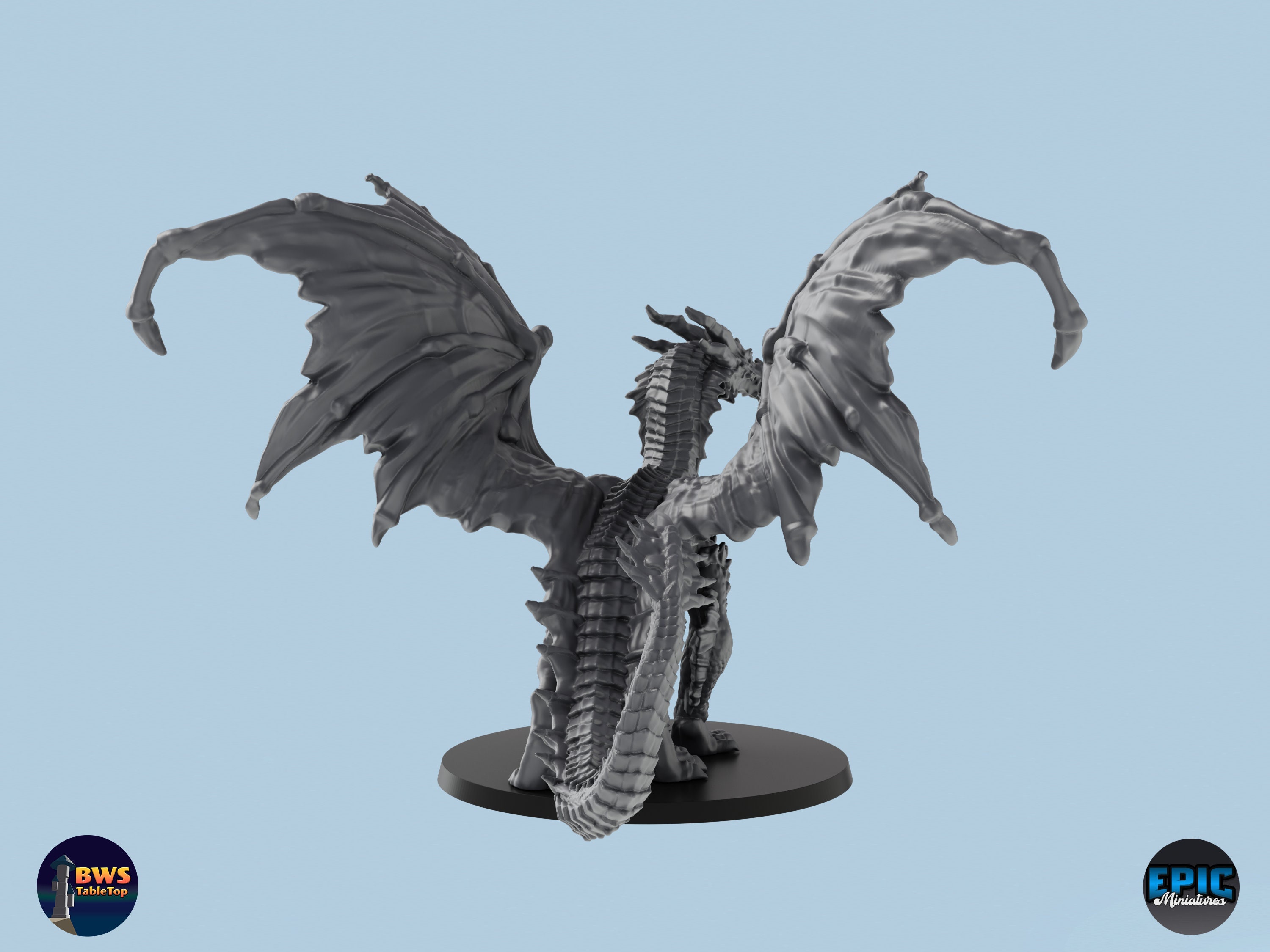 Yellow Dragon 3D Printed Tabletop Resin Miniatures D&D - Etsy