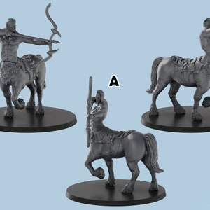 Centaur | 3 Poses | 3D Printed Tabletop Resin Miniatures | D&D TTRPG - Etsy