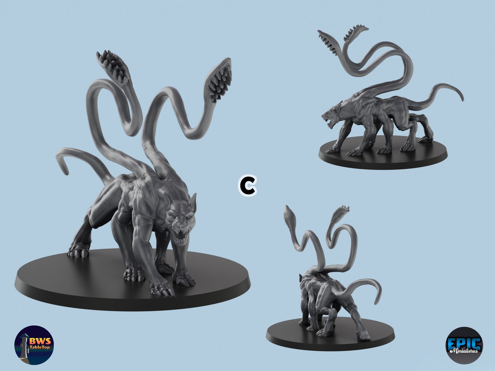 Phase Panther 4 Poses 3D Printed Tabletop Resin Miniatures - Etsy