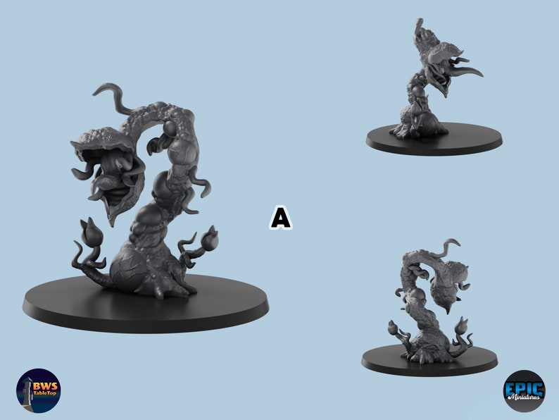 Snapping Plant 3 Poses 3D Printed Tabletop Resin - Etsy