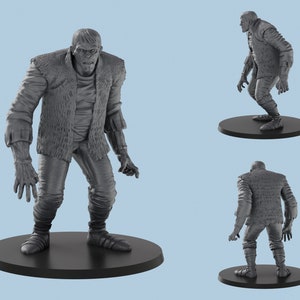 Frankenstein's Monster | 3D Printed Tabletop Resin Miniatures | D&D ...