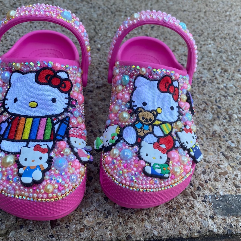 Hello Croc Kitty Charms - Etsy