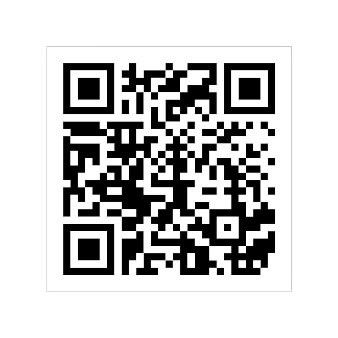 Rick Roll Sticker QR Code Sticker Meme Sticker Joke - Etsy