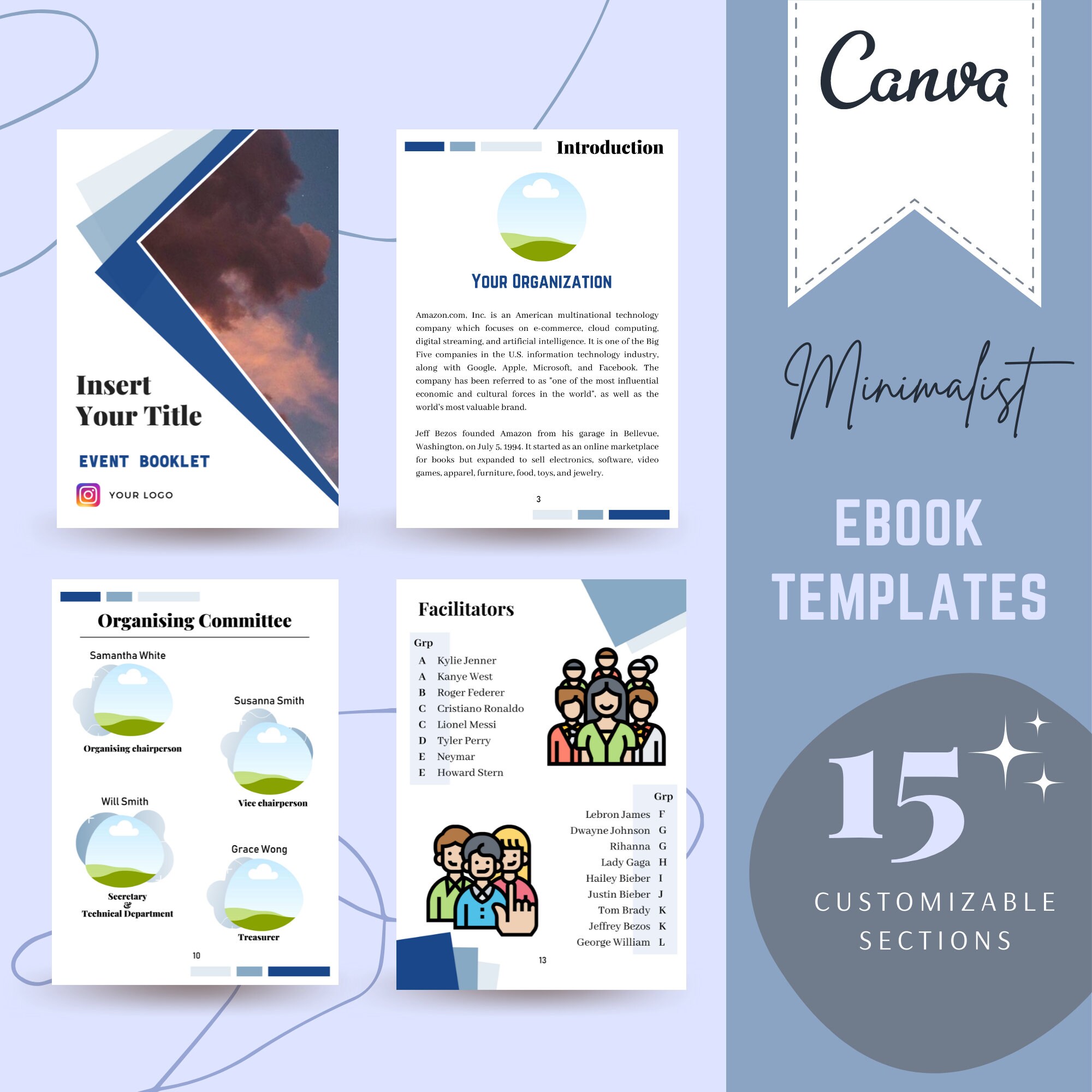 Canva Ebook Templates I Event Templates I Event Booklet I Virtual ...