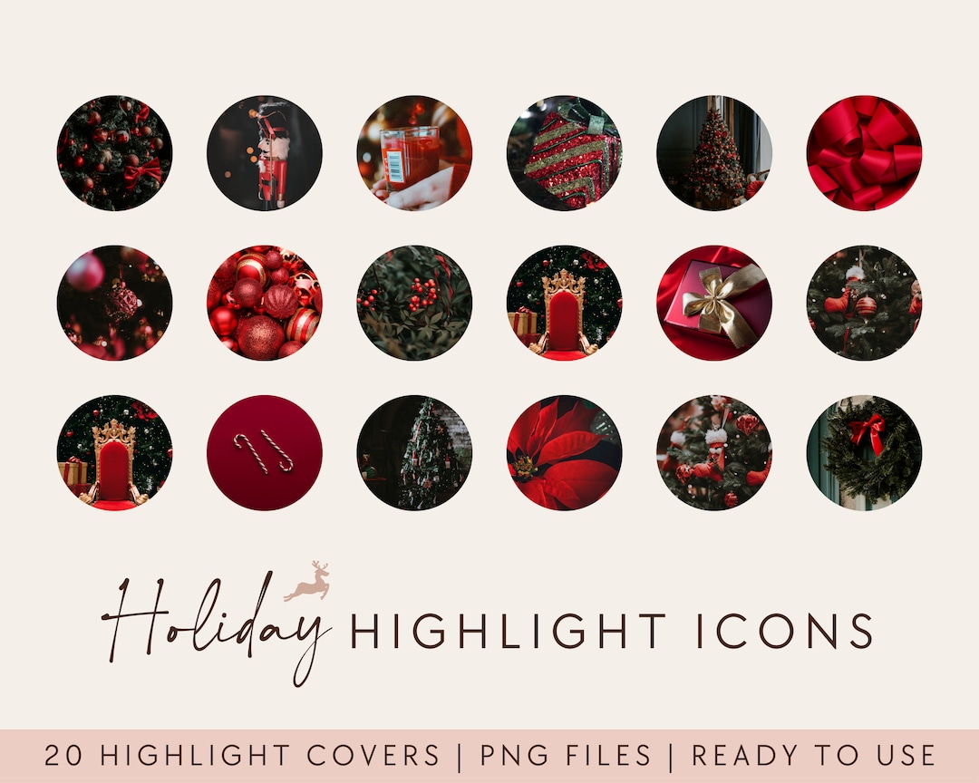 20 Holiday Instagram Highlight Covers | Instagram Highlight Icons ...