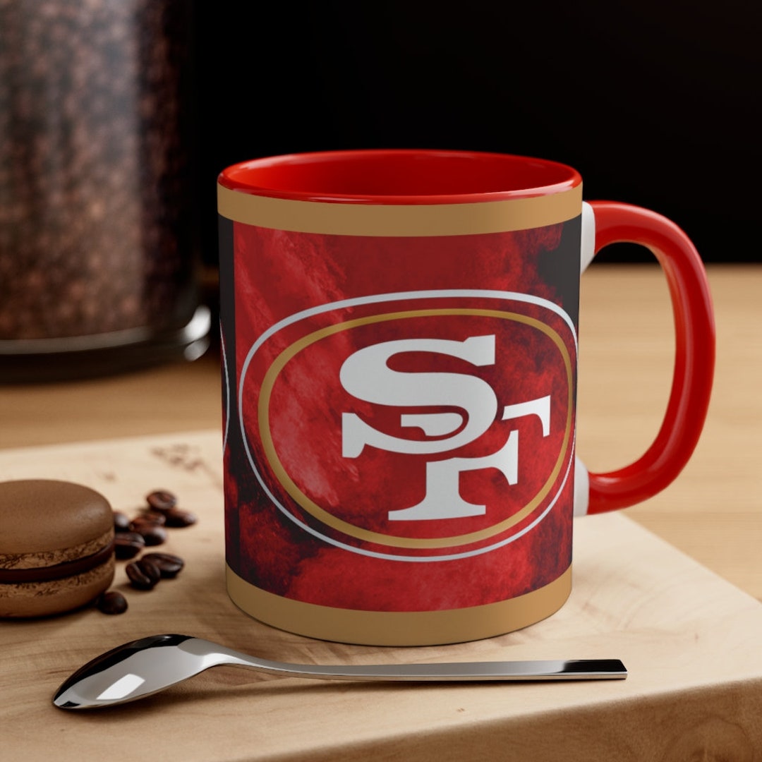 San Francisco 49ers NFL Accent Coffee Mug, 11oz - Etsy