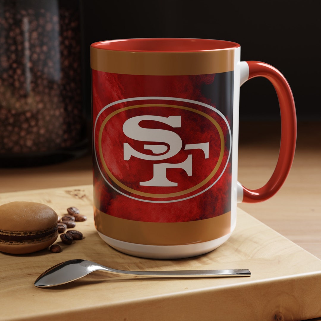 San Francisco 49ers NFL Accent Coffee Mug, 11oz - Etsy