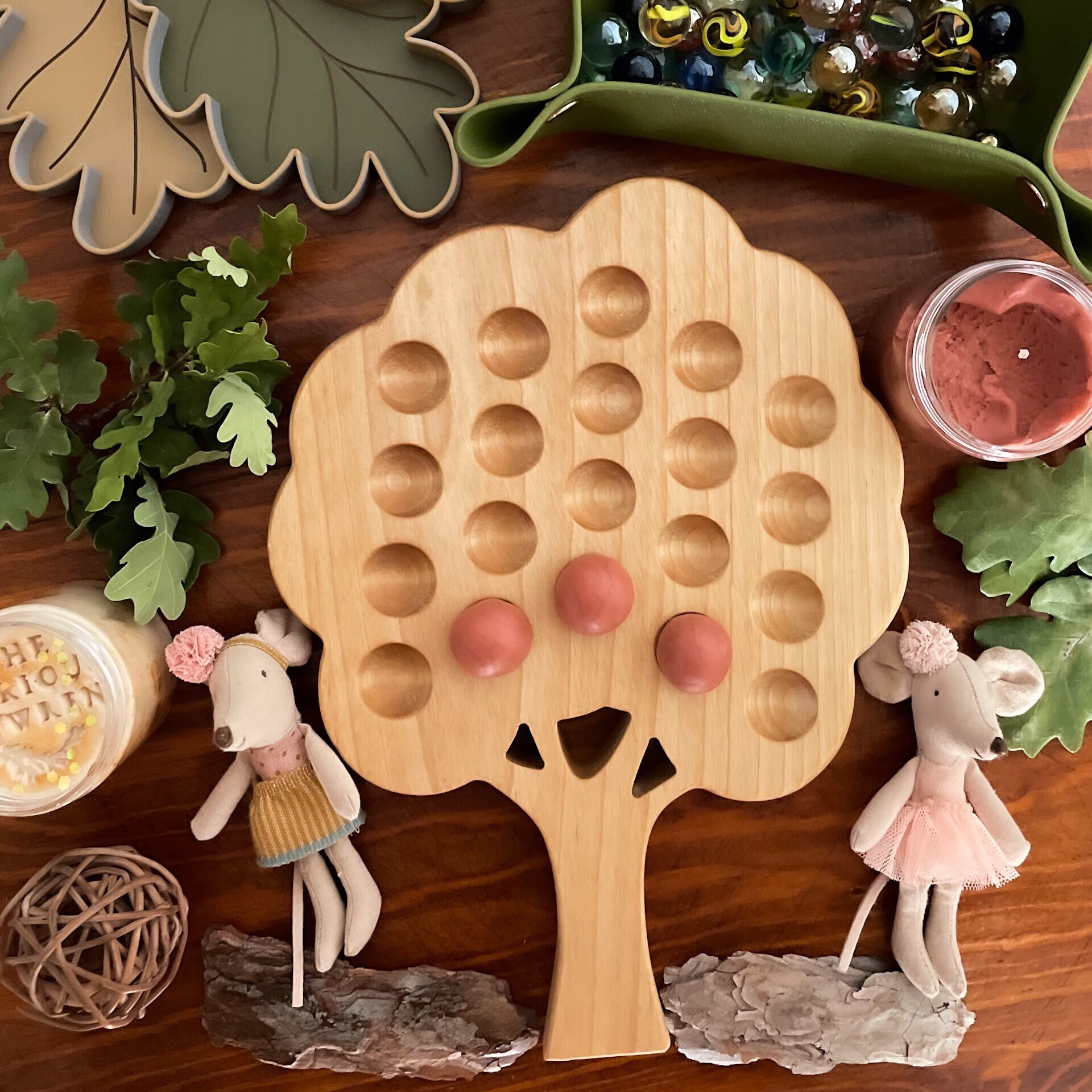 The Counting Tree Twenty Frame Board Homeschool Preschool Classroom ...