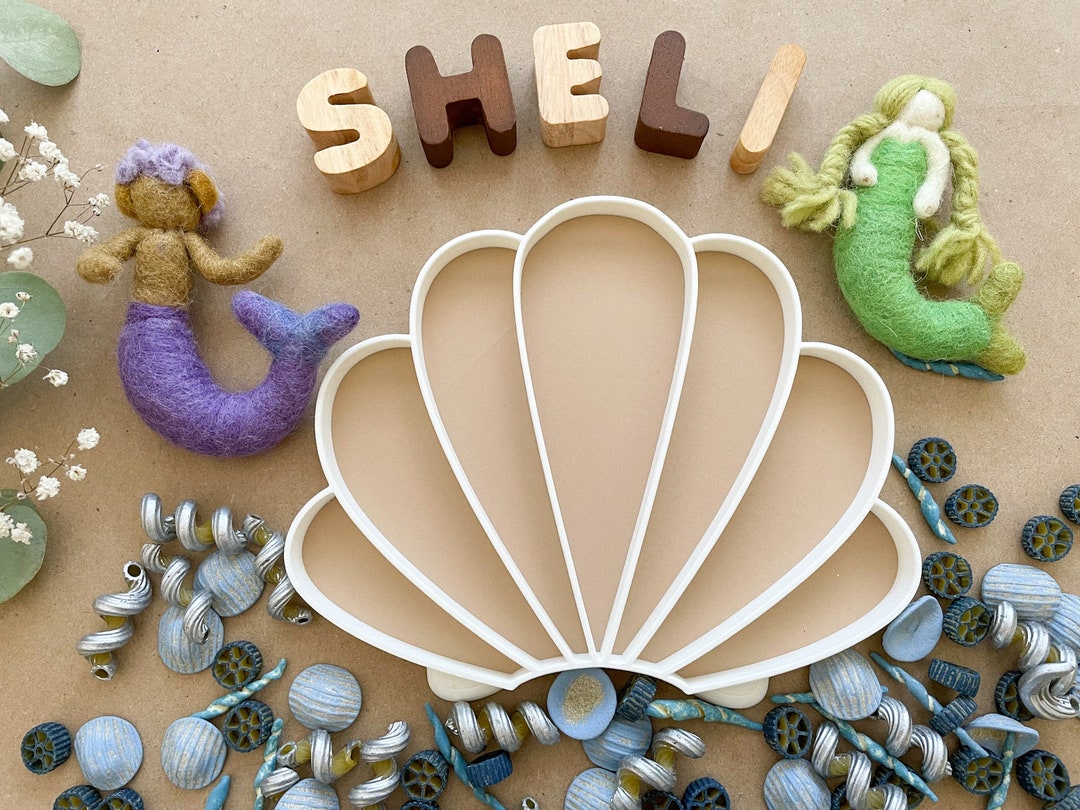 Shell Bio Tray for Sensory Play, Playroom, Sensory Bin, Flisat Table ...