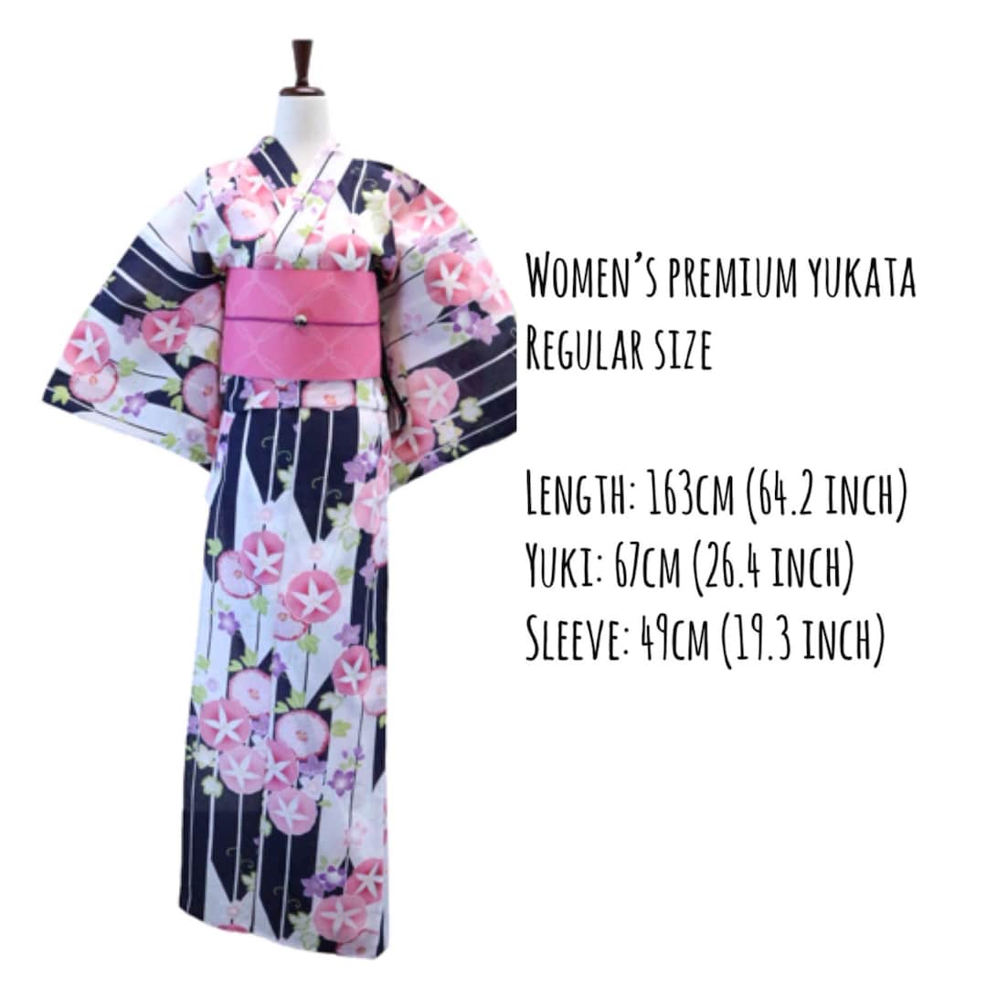 Women's Premium Yukata Only Not Obi Included W22-69 - Etsy