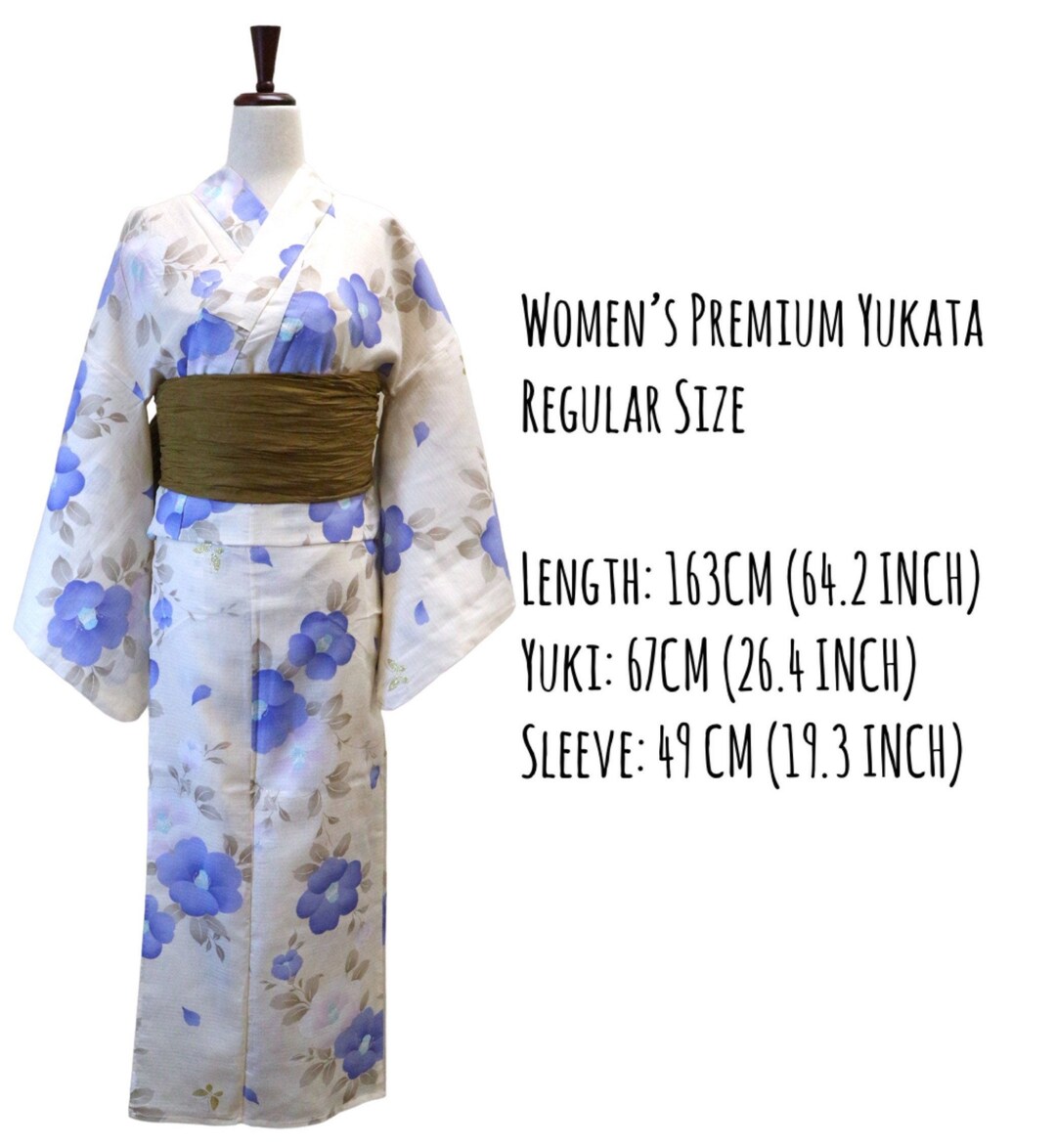 Women's Premium Yukata With Gold Glitter ( Obi Included) W22-65 - Etsy