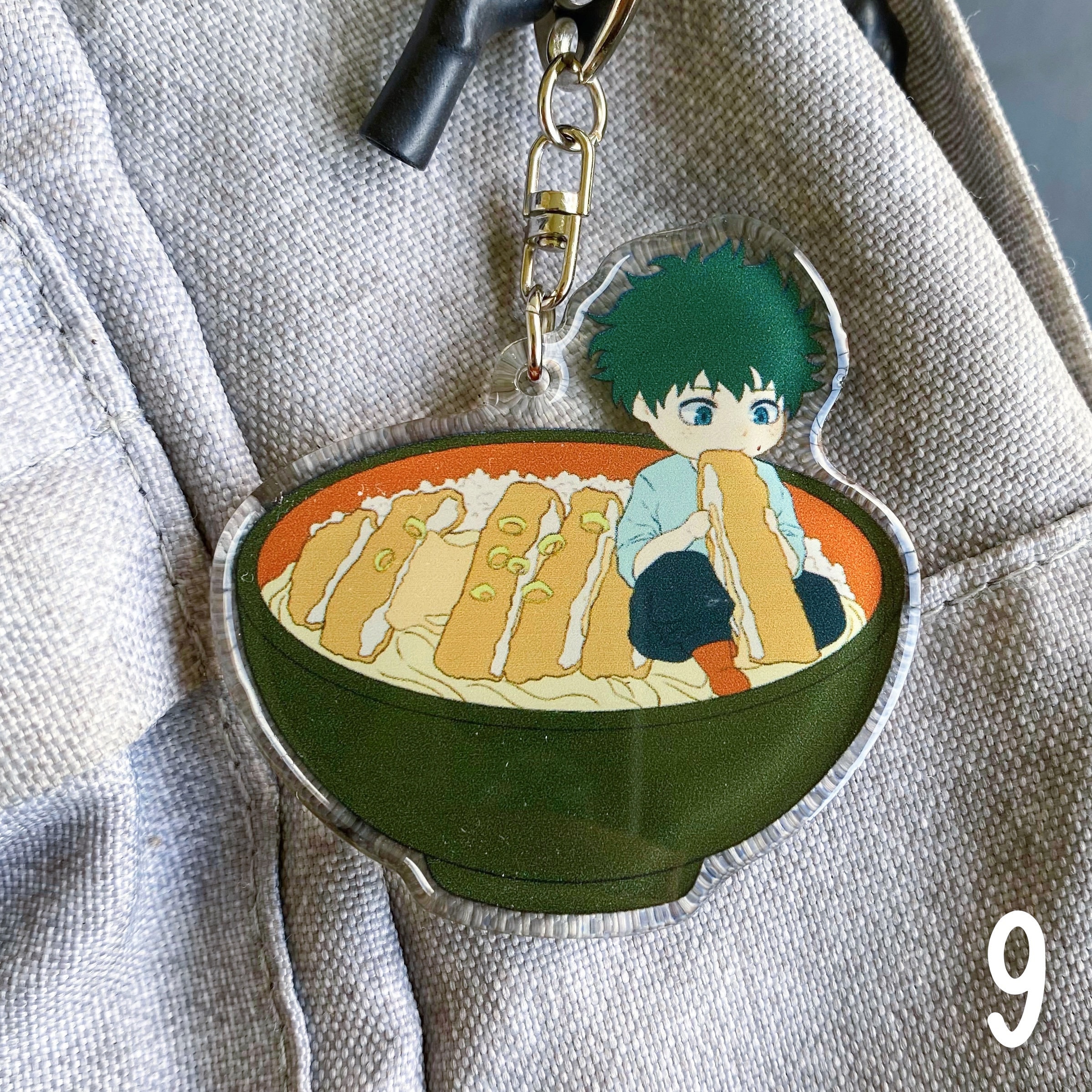 Class 1A Hero Academia Japanese Drinks Keychains | Kawaii Anime Acrylic ...