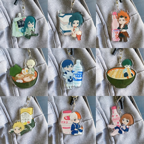 My Hero Academia Keychain - Etsy
