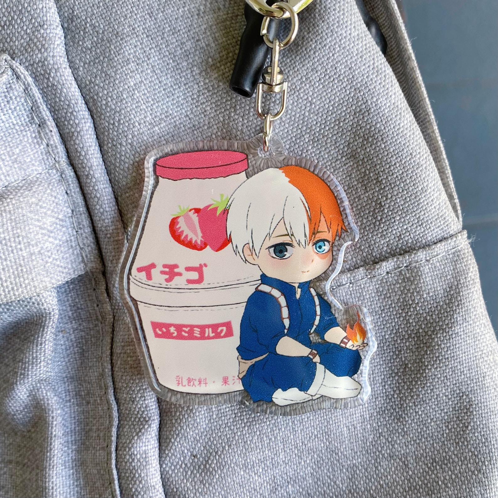 Class 1A Hero Academia Shoto Keychain Kawaii Anime Acrylic - Etsy