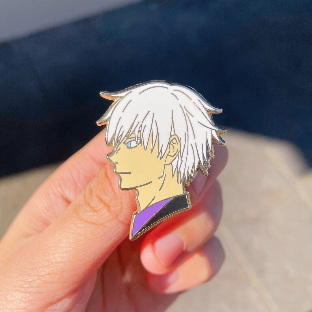 Gojo Hard Enamel Pin | Cute Anime Decor - Etsy