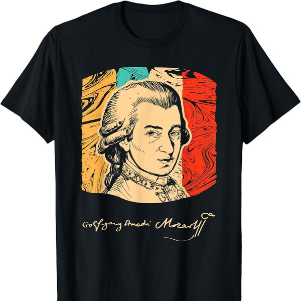 Wolfgang Amadeus Mozart Shirt - Etsy
