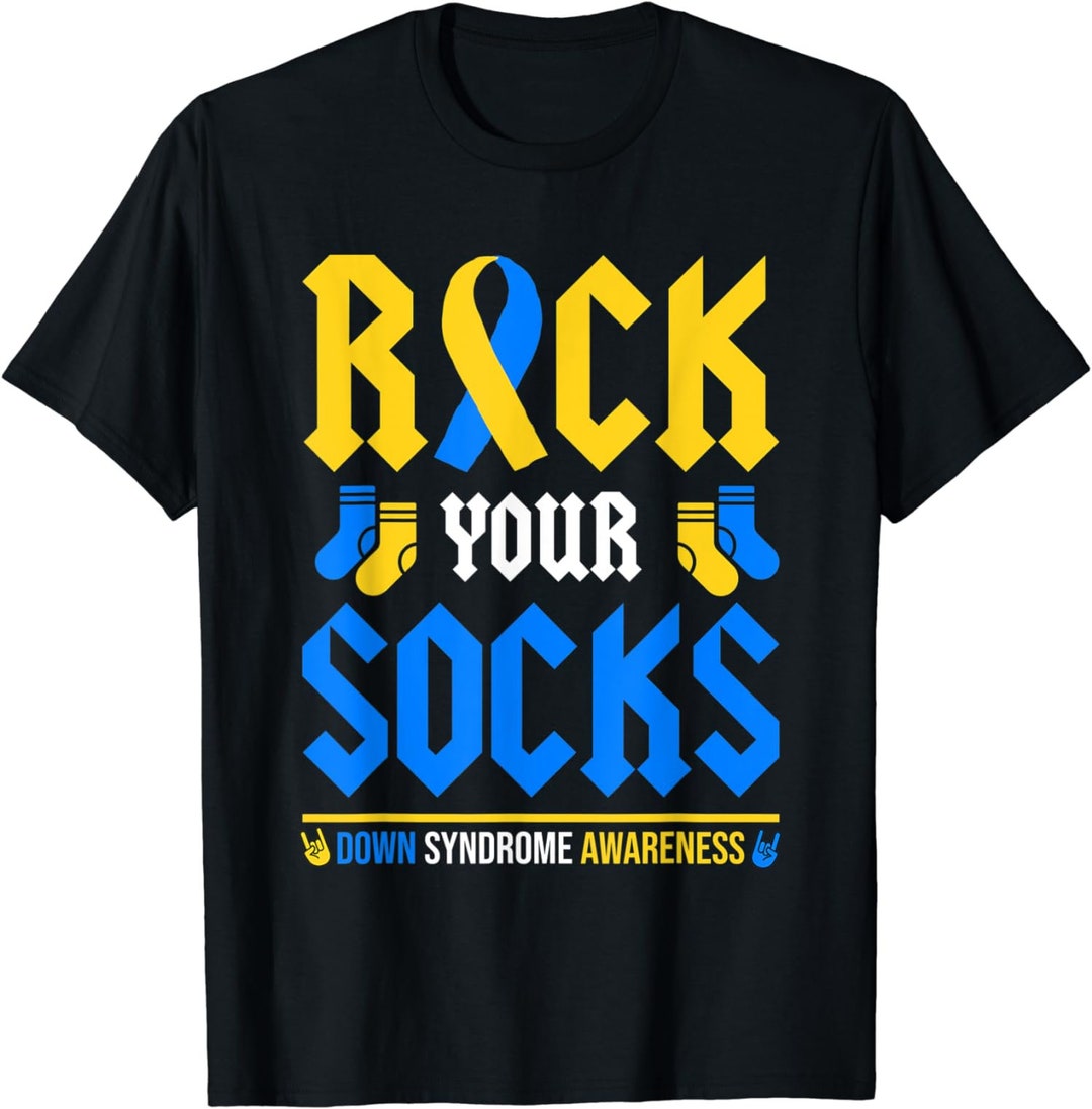 Rock Your Socks World Down Syndrome Awareness Day Unisex - Etsy