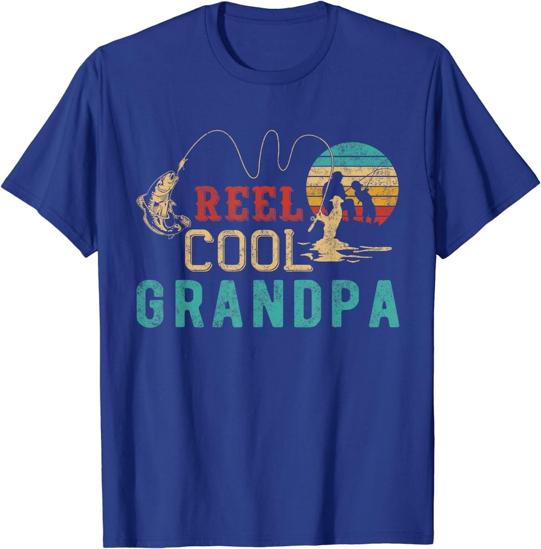 Grandpa Vintage Reel Cool Grandpa Fish Fishing Gift Unisex - Etsy
