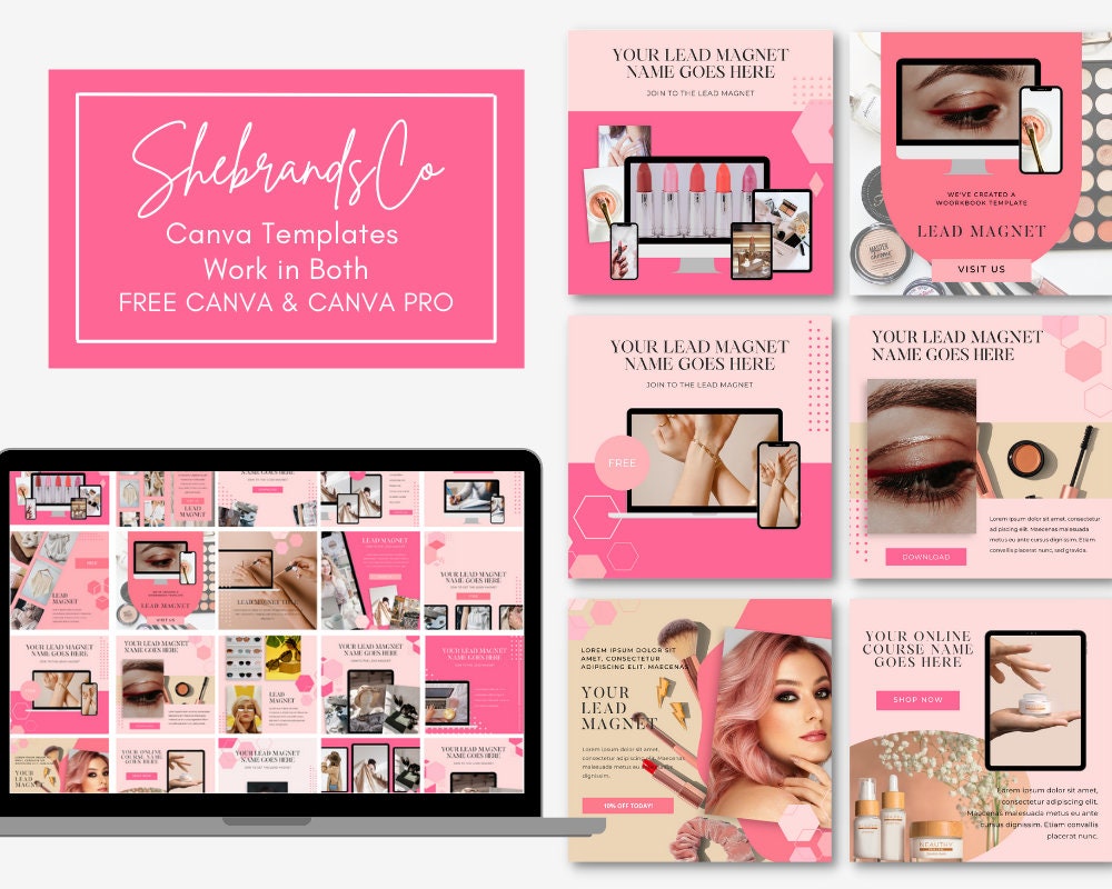 Lead Magnet Instagram Templates | Lead Magnet Canva Template | Lead ...