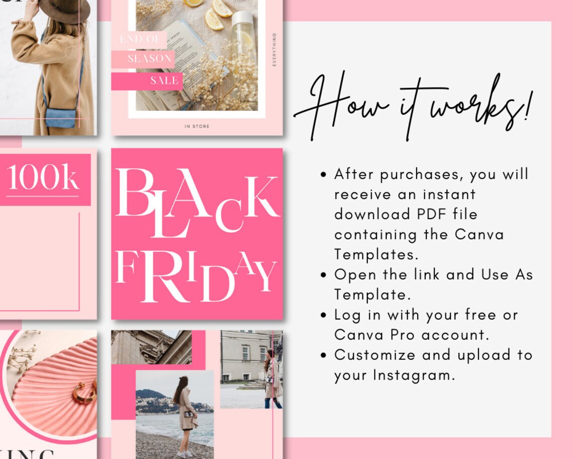 Sales and Promotion Instagram Templates | Sales Post Templates ...