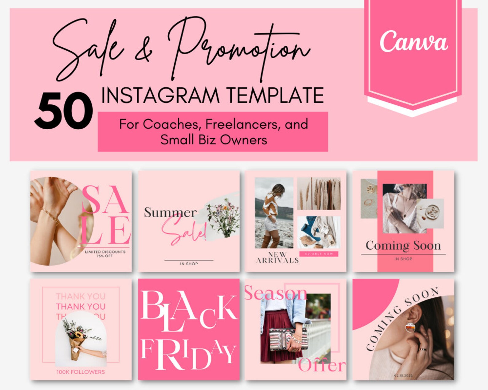 Sales and Promotion Instagram Templates | Sales Post Templates ...