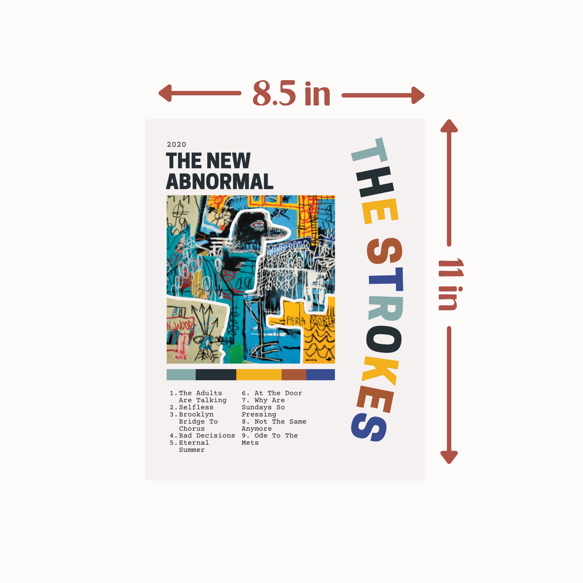 THE STROKES: "The New Abnormal" Album Poster