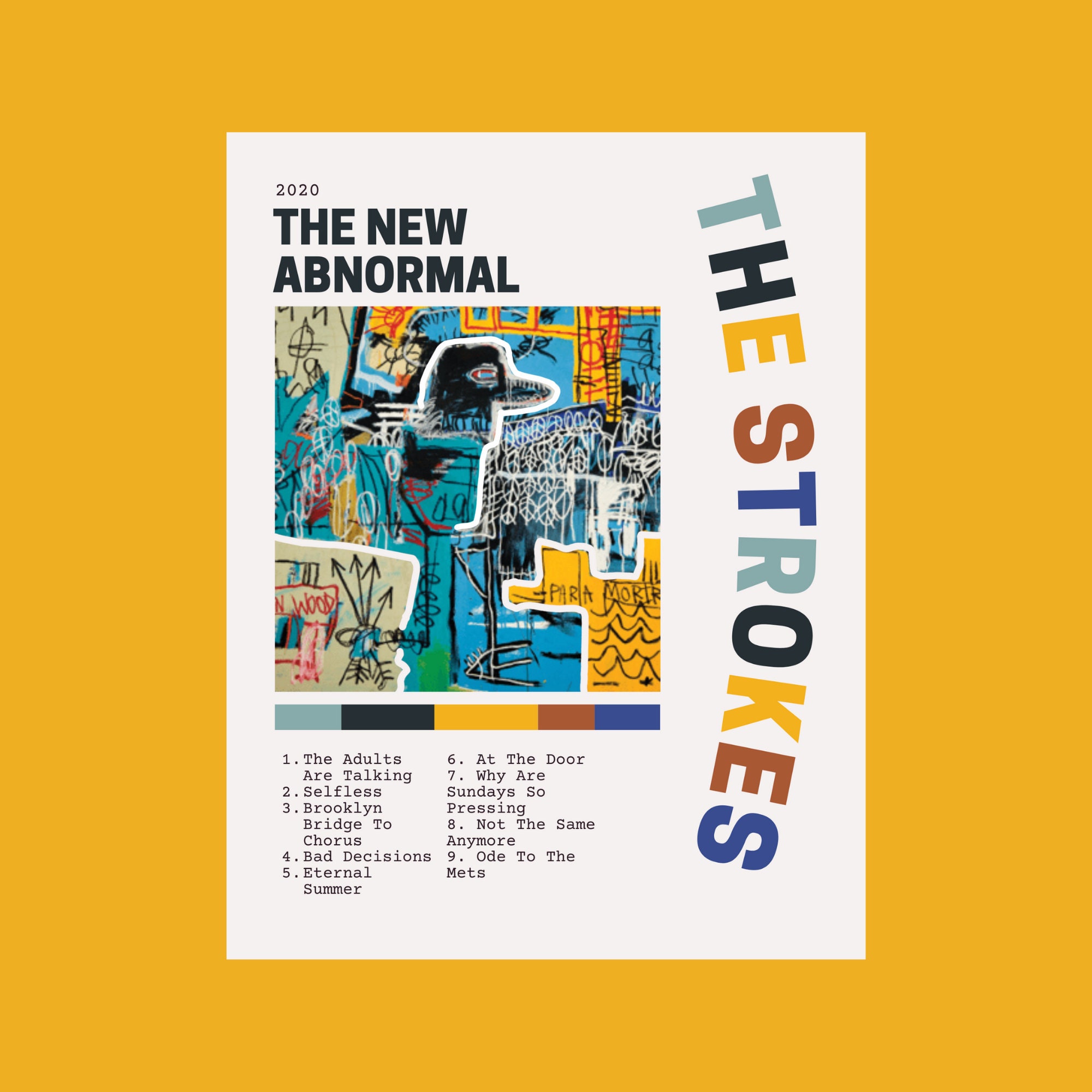 THE STROKES: "The New Abnormal" Album Poster