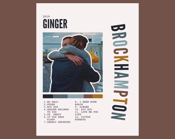Brockhampton Ginger Poster - Etsy