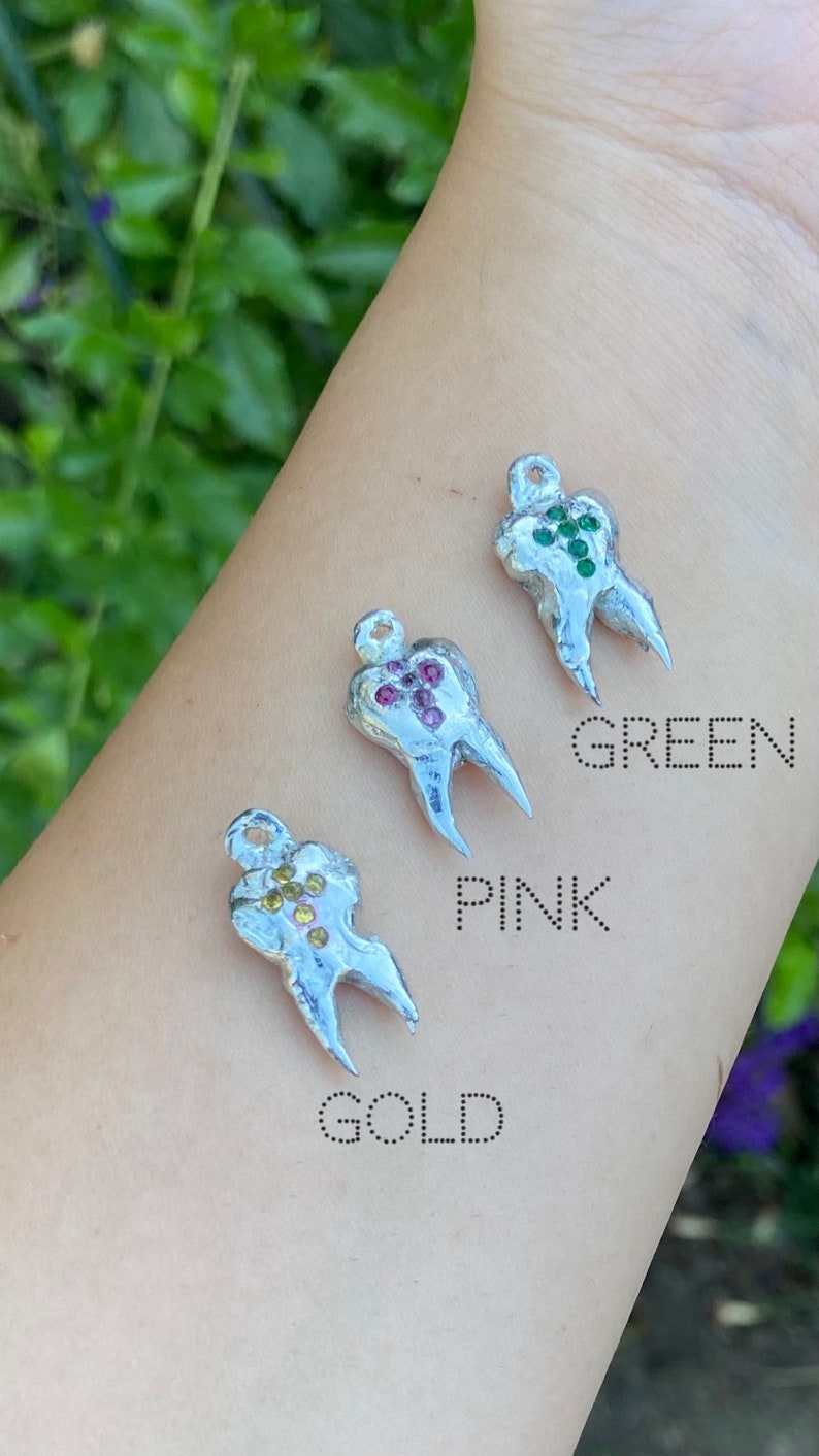 Tooth Gem Necklace - Etsy